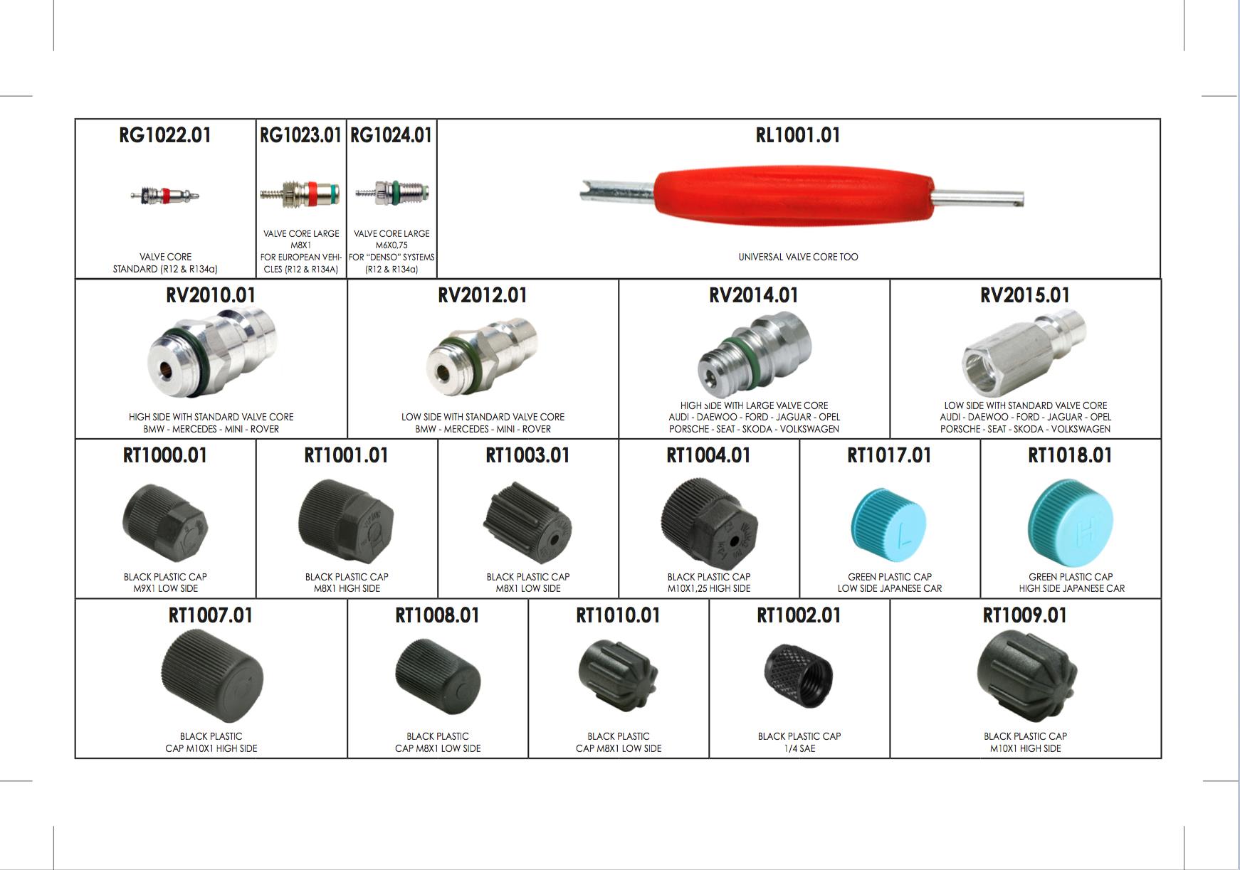 Universal Dust Cap Valve Core Kit Cooling Edge Ltd Universal Dust Cap Valve Core Kit Cooling Edge Ltd